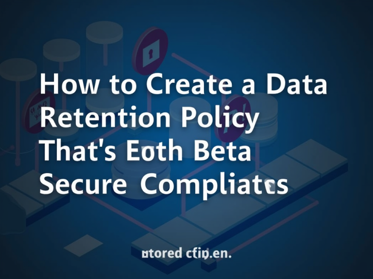 How to Create a Data Retention Policy That’s Both Secure and Compliant ...