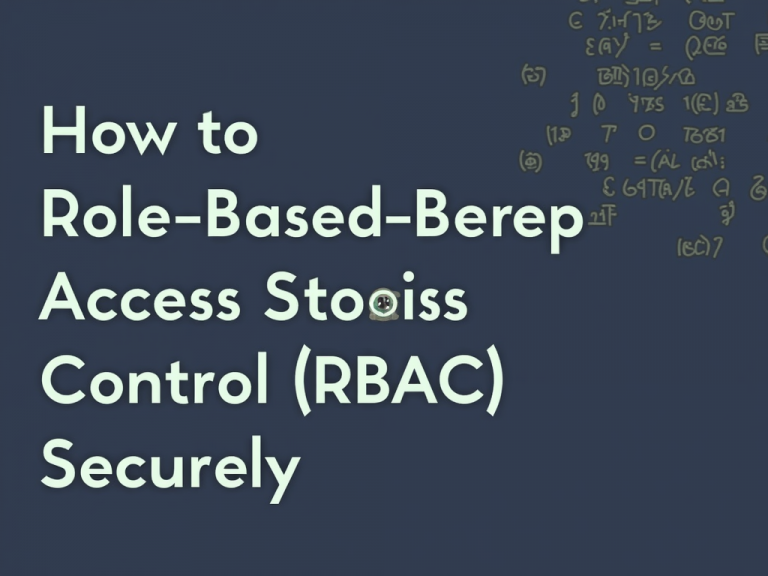 How to Implement Role-Based Access Control (RBAC) Securely – WANSAFE